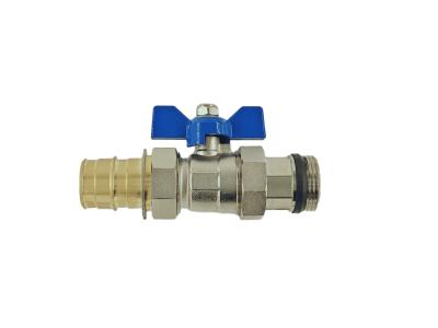 China 1 Inch Brass Gas Valve with 16 Bar Pressure Rating and ISO228 Threaded Connection for Industrial Applications for sale