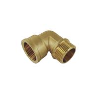 China ISO 228 90 Degrees F / M Thread Elbow Brass Pipe Fittings for sale