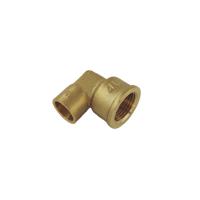 China HPb 57-3 Material Female Elbow Thread Brass Pipe Fittings With 16 Bar Pressure Rating for sale