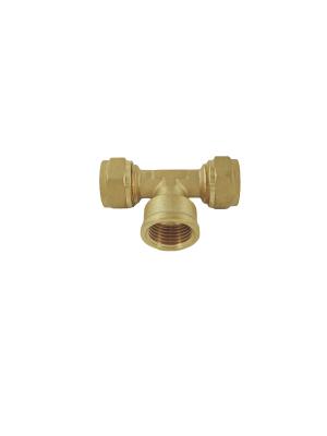 China Female Thread Brass Compression Fittings DIN EN 10226-1 16 Bar Pressure 10,000 Cycle Test No Leak Design for sale