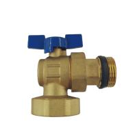 China 90 Degree Brass LPG Gas Valve 1 Inch 16 Bar with Aluminum Alloy T-Handle for Industrial Applications for sale