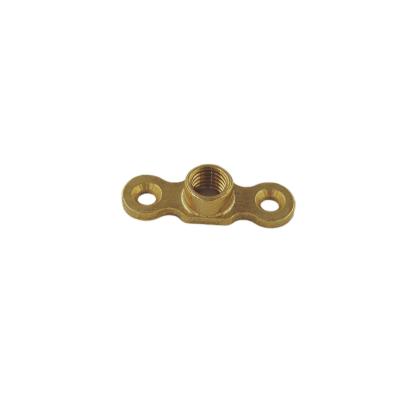 China Female Thread Brass Saddle Clamp with High Temperature Resistance and Screw Installation for PE/PEX/PVC Pipes for sale