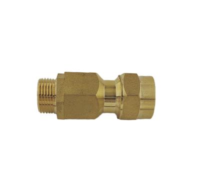 China Female X Male Brass Compression Tube Fittings Connectors  1.6MPa for sale
