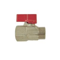 China Chrome Plated Ball Valve Mini Threaded Connection For Water Systems for sale
