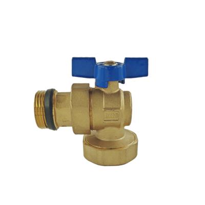 China Yuehao Brass Ball Valve with 16 Bar Pressure Rating and -20°C to 120°C Temperature Range for Industrial Applications for sale