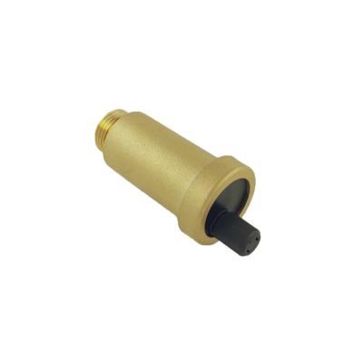 China 1/4 Inch Male Thread Brass Quick Exhaust Valve with Plastic Cap 30 Bar Pressure Rating and 10,000 Cycle Durability for sale