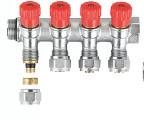 China Brass Hose Faucet Manifold 1/4
