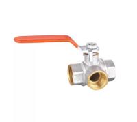 China Chrome Plated Finish Brass Ball Valve Water Media Micro Ball Valve for sale