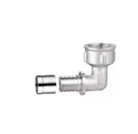 China High-Performance Elbow Brass Pipe Fittings with Threaded Connection 232 PSI Pressure Rating for sale