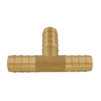 China 8mm Tee Brass thread Pipe Fitting for Gas and Water Hose for sale