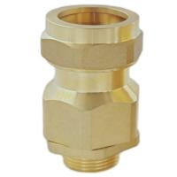 China DIN 259 Thread 1/4 Inch Brass Cable Joint - 16 Bar Working Pressure, -10°C to 110°C Temperature Range for sale