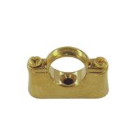 China 28mm Brass Pipe Clamp - Casting Bronze Saddle Ferrule with 15mm to 54mm Size Range for PE/PEX/PVC Pipe Fixation for sale