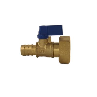 China Female Thread 5 Bar 1/2 Inch Brass Gas Valve with L-Type Handle and PTFE Seal - 10,000 Cycle Durability for sale