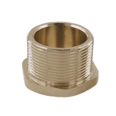 China DIN 259 Thread 1 Inch Male Brass Thread Fitting End Cap for sale