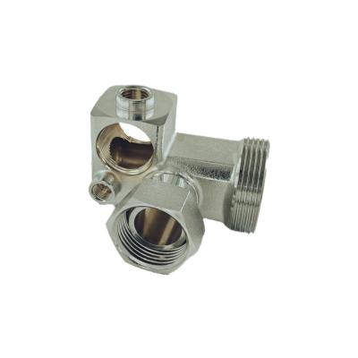 China ISO 228 Brass 5-Way Inch Tee Fitting F/F/F/F/M Thread - 16 Bar Working Pressure, -20°C to 150°C Temperature Range for sale