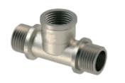 China CE 1/2 Inch Brass Male/Male/Female Tee Fittings For Water Lines for sale