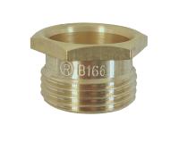 China Brass Color Reducing Male Thread Pipe Fixing Fitting for sale