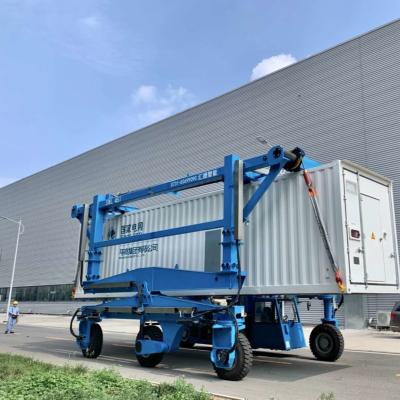 China SPEO 60T Mobile Gantry Crane with 3200mm Width & 35T Capacity Precast Concrete Straddle Carrier for sale