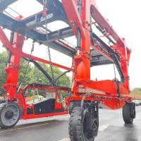China 40T Mobile Gantry Crane with Self-Propelled Wheels for Heavy Load Lifting and Container Handling for sale