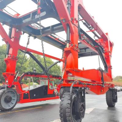 China 40T Mobile Gantry Crane with Self-Propelled Wheels for Heavy Load Lifting and Container Handling for sale