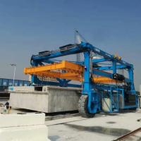 China Blue Cargo Mobile Gantry Crane for Precast Concrete Construction - Several Ton Capacity with Wheel Mobility System for sale