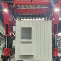 China 80T Diesel Straddle Carrier Truck | 5km/h Travel Speed | 12000mm Turning Radius for Heavy Container Handling for sale