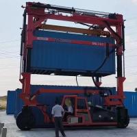 China 80T Straddle Carrier Truck for Port Container Handling - Heavy Duty 80 Ton Capacity Industrial Vehicle for sale