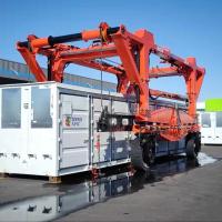 China SPEO 60T Straddle Carrier Crane | 3700mm Inner Width | Diesel/Battery Powered Container Handler for sale