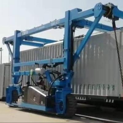 China SPEO Industrial Straddle Carrier 60 Ton Capacity for Steel Products and Container Handling for sale