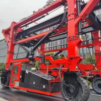 China 100T 150T 200T Heavy Duty Marine Gantry Crane with 35T Capacity and 3200mm Width for Container Handling for sale