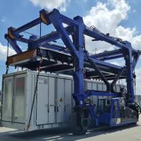 China SPEO Electric Straddle Carrier with 164kWh Lithium Iron Phosphate Battery for Container Handling for sale
