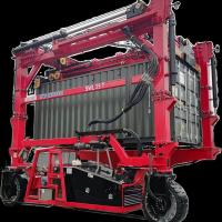 China SPEO 35 Ton Straddle Carrier with 3300mm Inner Width - Container Handling Equipment for sale