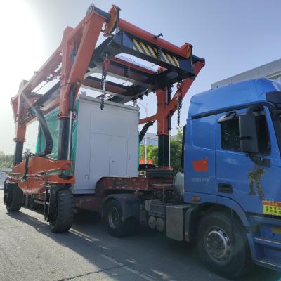China SPEO Port Straddle Carrier 35T Capacity 3200mm Width for Oversized Container Handling for sale