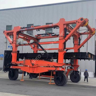 China SPEO 60T Diesel Straddle Carrier for Heavy Loads - 60 Ton Capacity Container Handler for sale