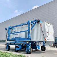 China SPEO 45 Ton Industrial Straddle Carrier with Remote Control for Heavy Load Transport for sale