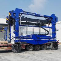 China SPEO 50T Industrial Straddle Carrier with Remote Control - 50 Ton Capacity for Heavy Cargo Handling for sale
