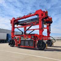 China 60T Diesel Straddle Carrier for Heavy Loads - 60 Ton Capacity Container Handling Equipment for sale