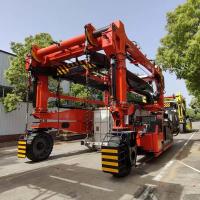 China 60T Diesel Straddle Carrier for Heavy Loads - 60 Ton Capacity Container Handling Equipment for sale