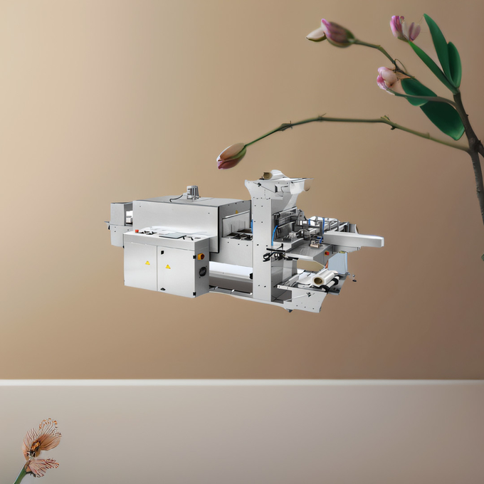 latest company news about Machine Recommend:Fully automatic heat shrink packaging machine cuff type and precise wrapping solution online with turret rewind machine 0