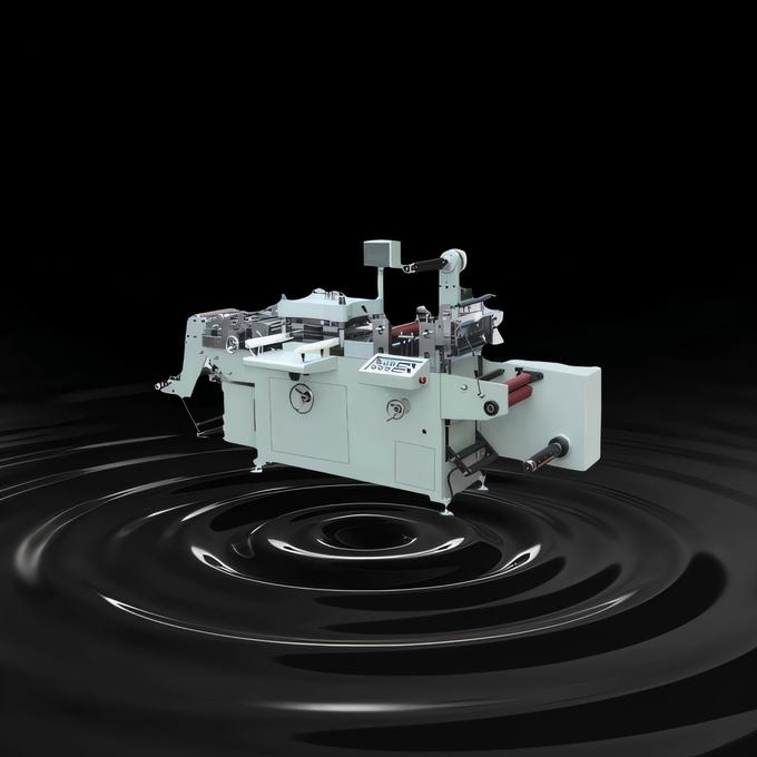 MQ-350Z AUTOMATIC MEDIUM SPEED LABEL DIE CUTTING MACHINE ROLL REWINDING WAST REWINDER WITH SEPATATE MOTOR AND MAGNETIC 0