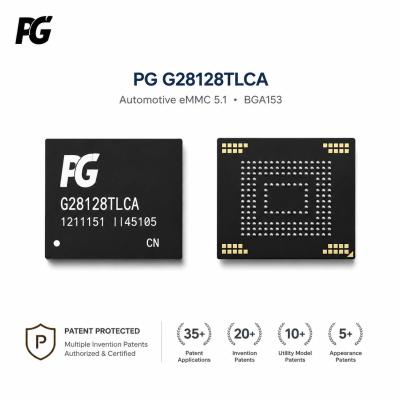 China Automotive Grade eMMC 5.1 Memory Chip 64GB 128GB AEC-Q100 -40℃ to +105℃ BGA153 for IVI Systems for sale