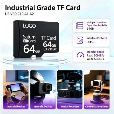 China Industrail-Grade High Speed TF Card with 64GB Capacity and Low Consumption Designed for Industrial Panel PCs for sale