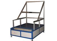 China Luggage Wheel Durability Testing Machine , Suitcase Abrasion Vibration Testing Machine for sale