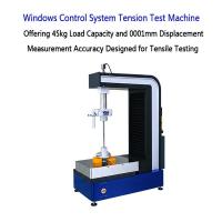 China Tension Test Machine with 45kg Load Capacity, 0.001mm Displacement Accuracy, and 0.5-500kN Test Force Range for sale