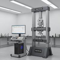 China Computer Data Acquisition Tension Testing Machine with 0.5-500kN Test Force Range, 650mm Max Width, and ±1% Force Accuracy for sale