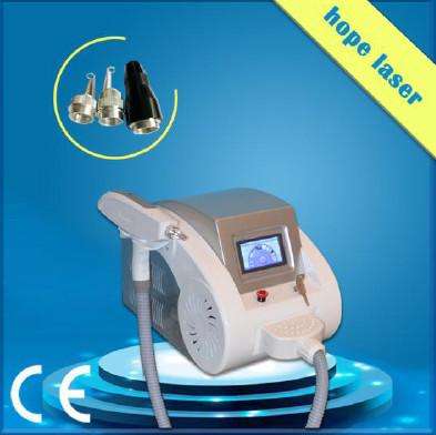 China Q Switch Nd YAG Laser Tattoo Removal Machine 1064nm 532nm Dual Wavelength for sale