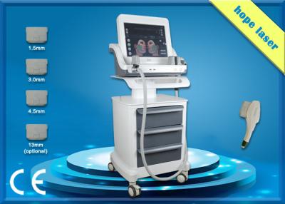 China Hifu Machine for Skin Rejuvenation Wrinkle Removal 7MHz 4 Cartridges for sale