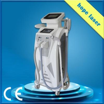 China CE Approved IPL SHR Hair Removal Machine 100000 Shots Manual Handpiece for sale