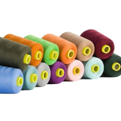 China China Manufacturer Price Color 100% Polyester Sewing Thread 40S/2 3000Y 5000 Yards for sale