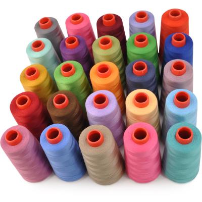 China 40/2 Custom 100 Spun Polyester Sewing Thread AAA GRADE 20/2 20/3 20/6 20/9 for sale